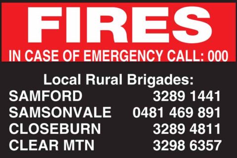 Local Rural Fire Brigades | Samford Progress